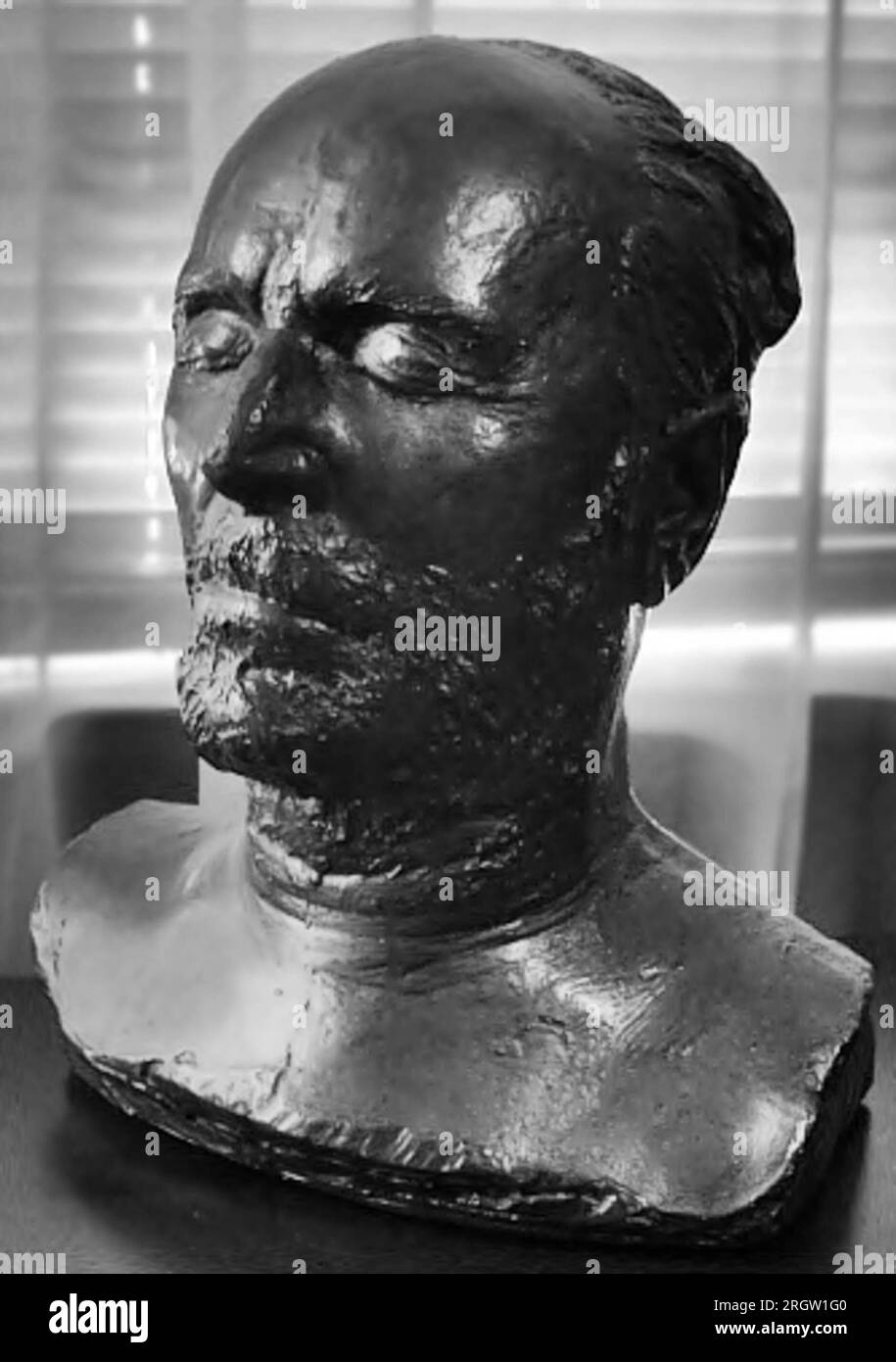 Sherman's death mask Stock Photo - Alamy