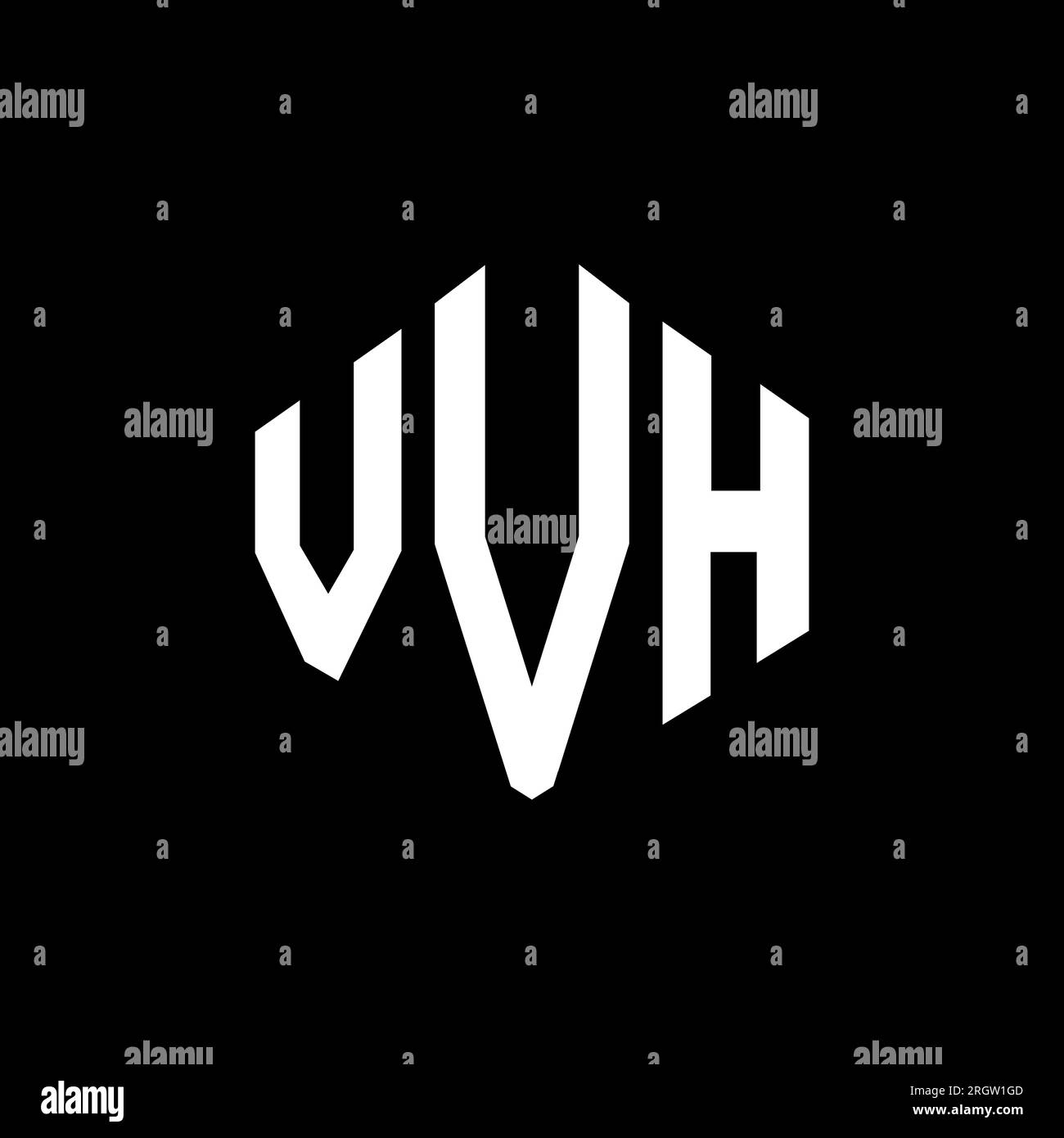 Vvh logo design Stock Vector Images - Alamy