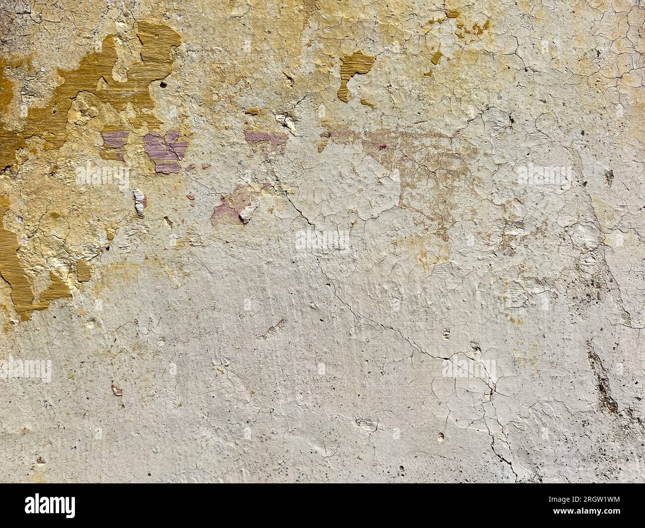 Ochre-yellow texture stucco wall in Oaxaca, Mexico Stock Photo - Alamy