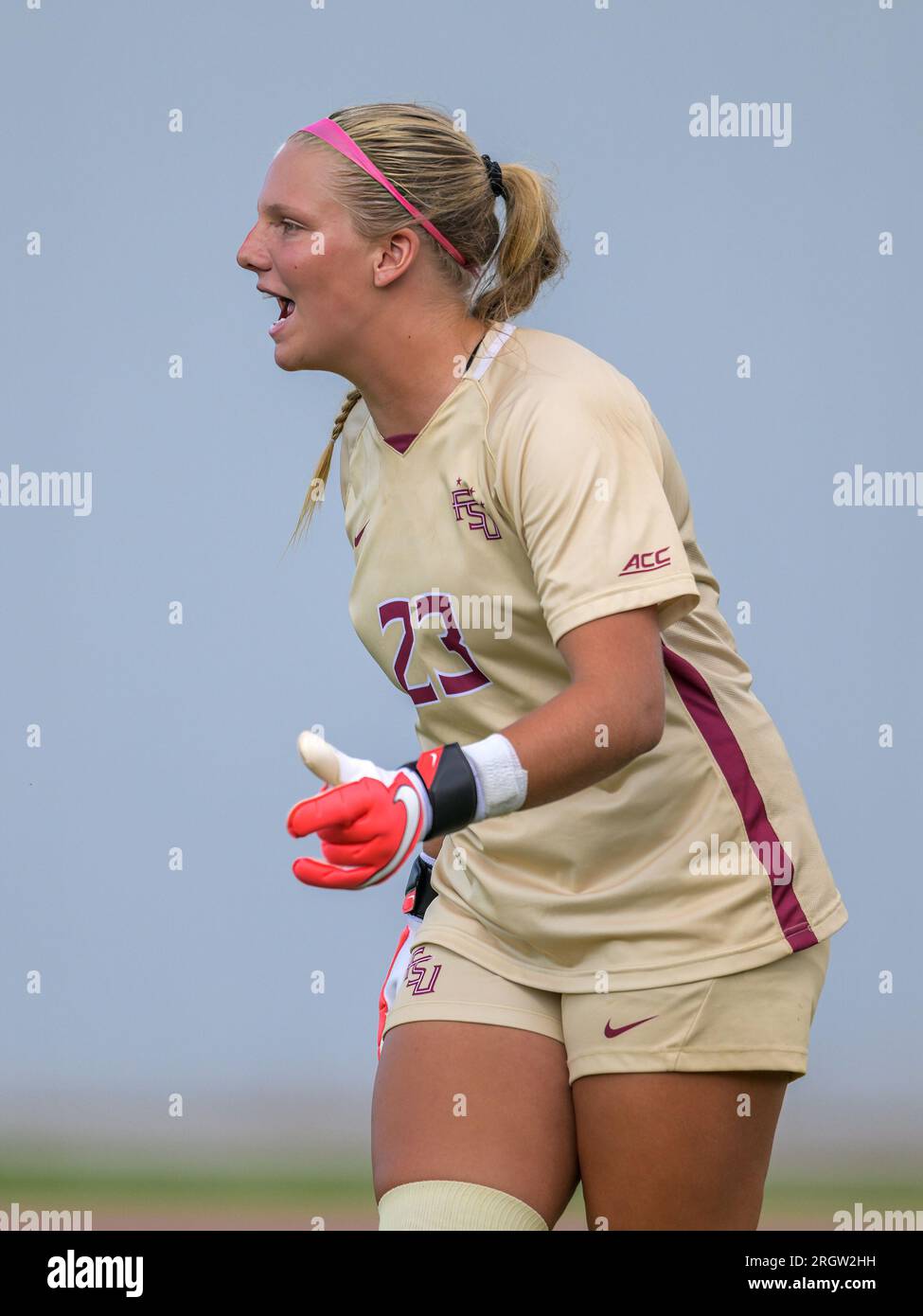 August 11, 2023 - Orlando, FL, U.S: Seminoles goalkeeper Adelyn Todd ...