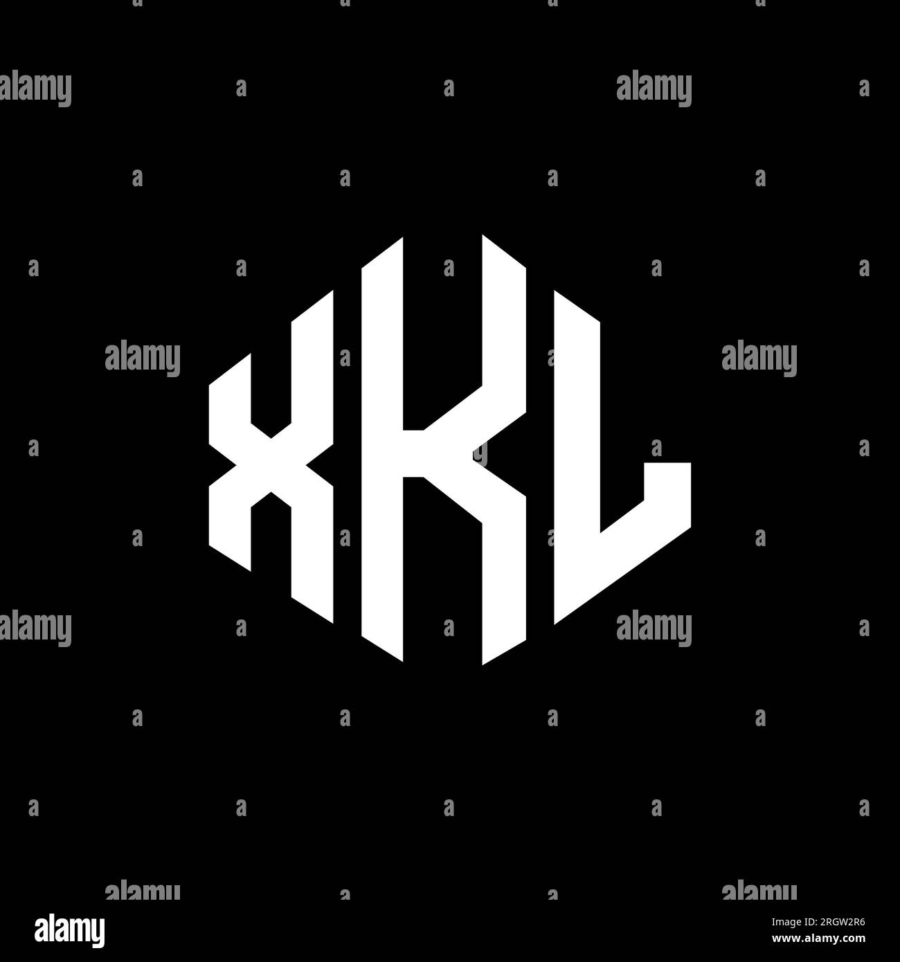 Xkl logo design Stock Vector Images - Alamy