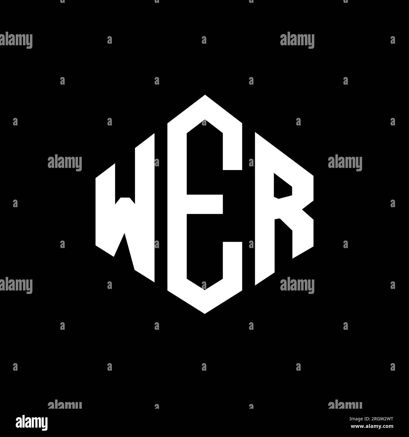 Wer letter Stock Vector Images - Alamy