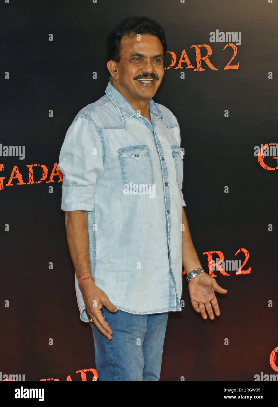 Mumbai, India. 11th Aug, 2023. Politician and former member of Indian parliament, Sanjay Nirupam ...