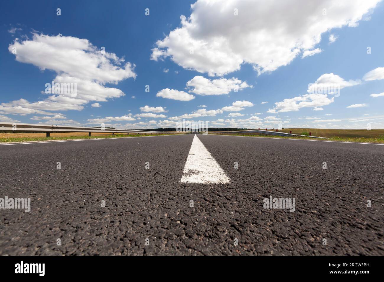 white markings on the road to ensure the safety and regulation of the ...