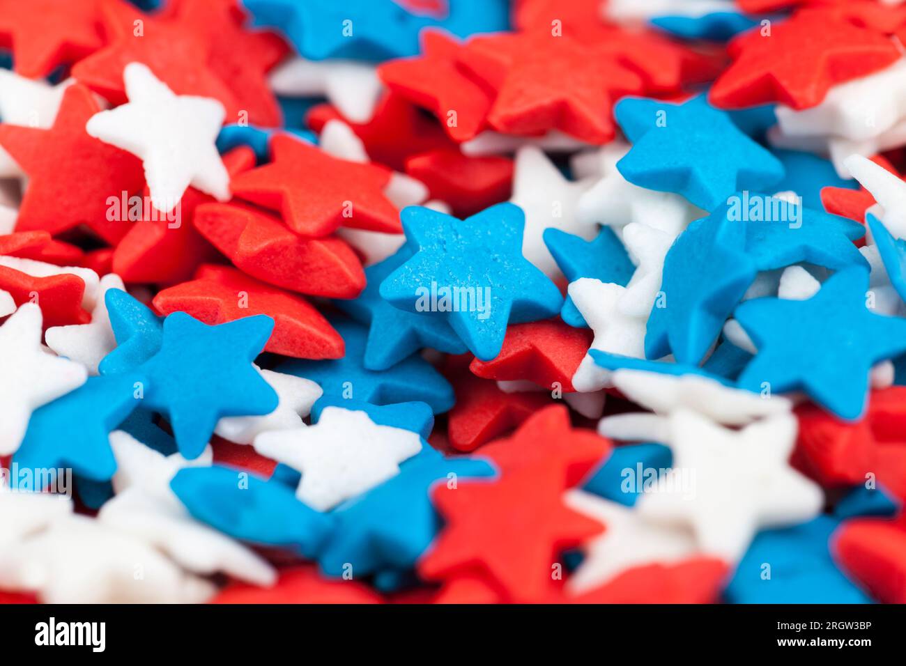 colorful star shaped candies for decorating cakes and desserts Stock ...