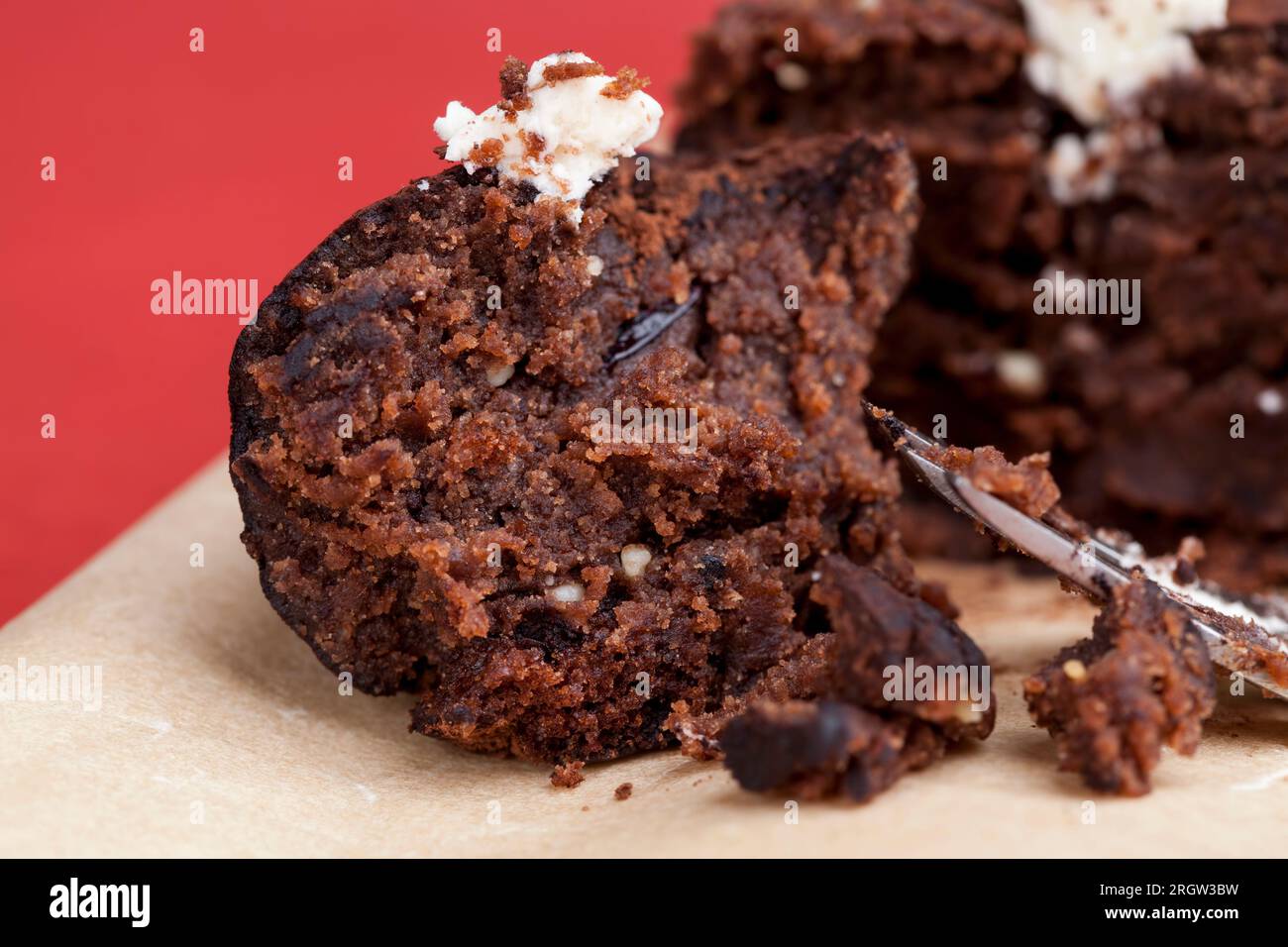 dessert made of chocolate powder and butter cream and butter, a ...