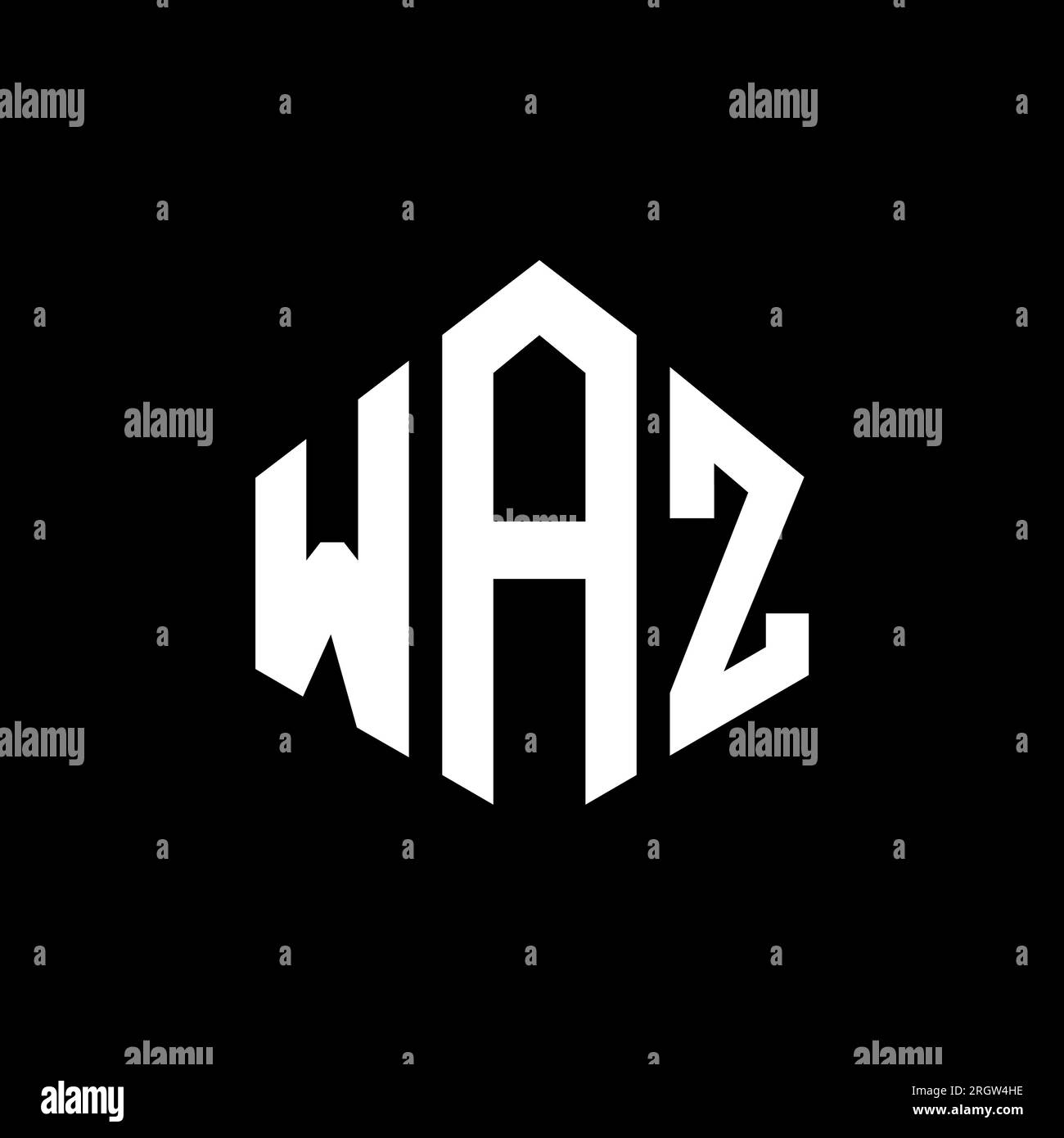 Waz logo design hi-res stock photography and images - Alamy