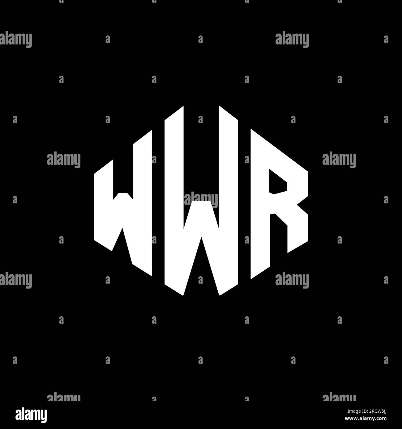 Wwr logo design hi-res stock photography and images - Alamy