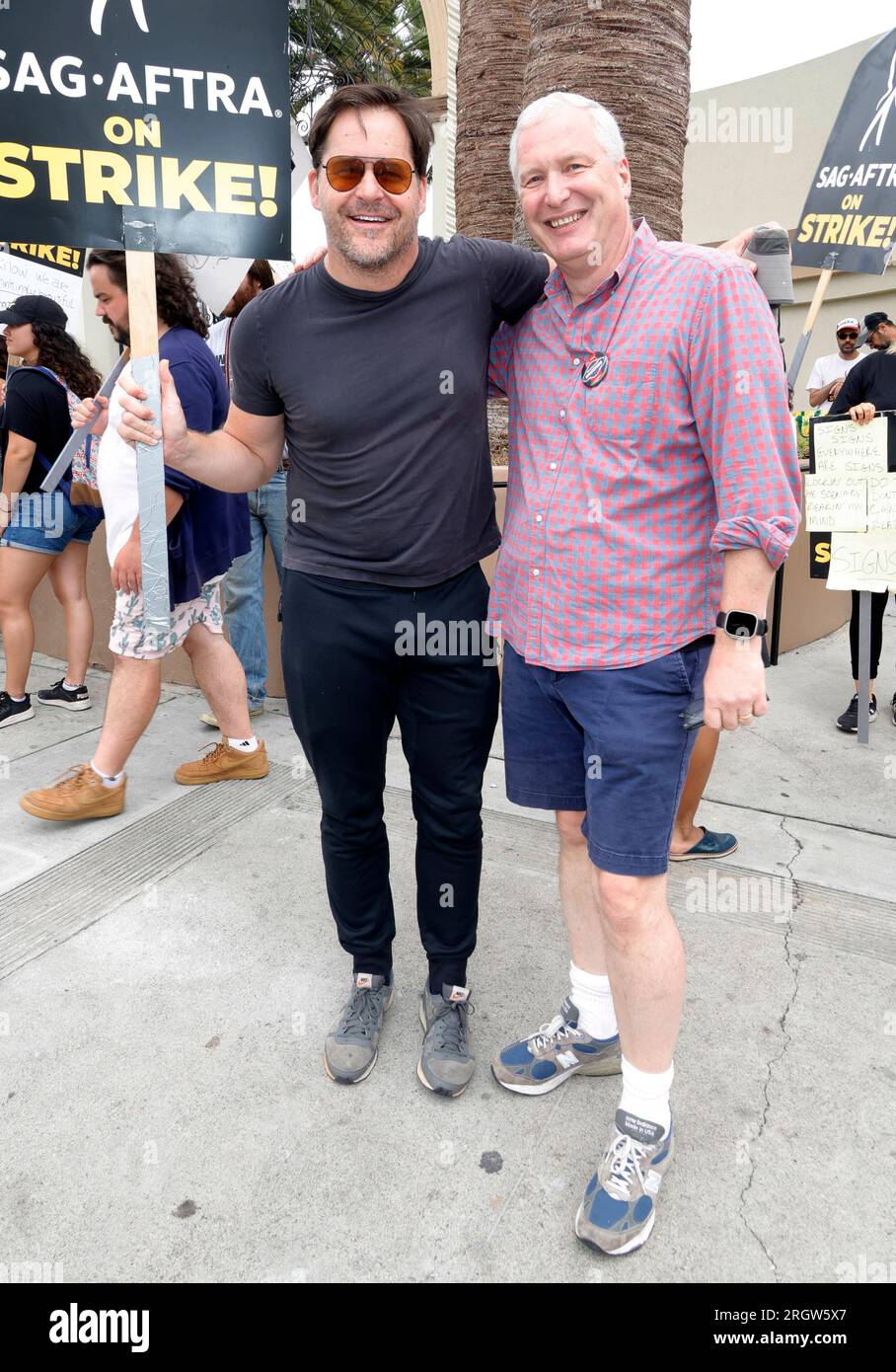 Hollywood, Ca. 11th Aug, 2023. Kyle Bornheimer, Tristram Shapeero, seen ...