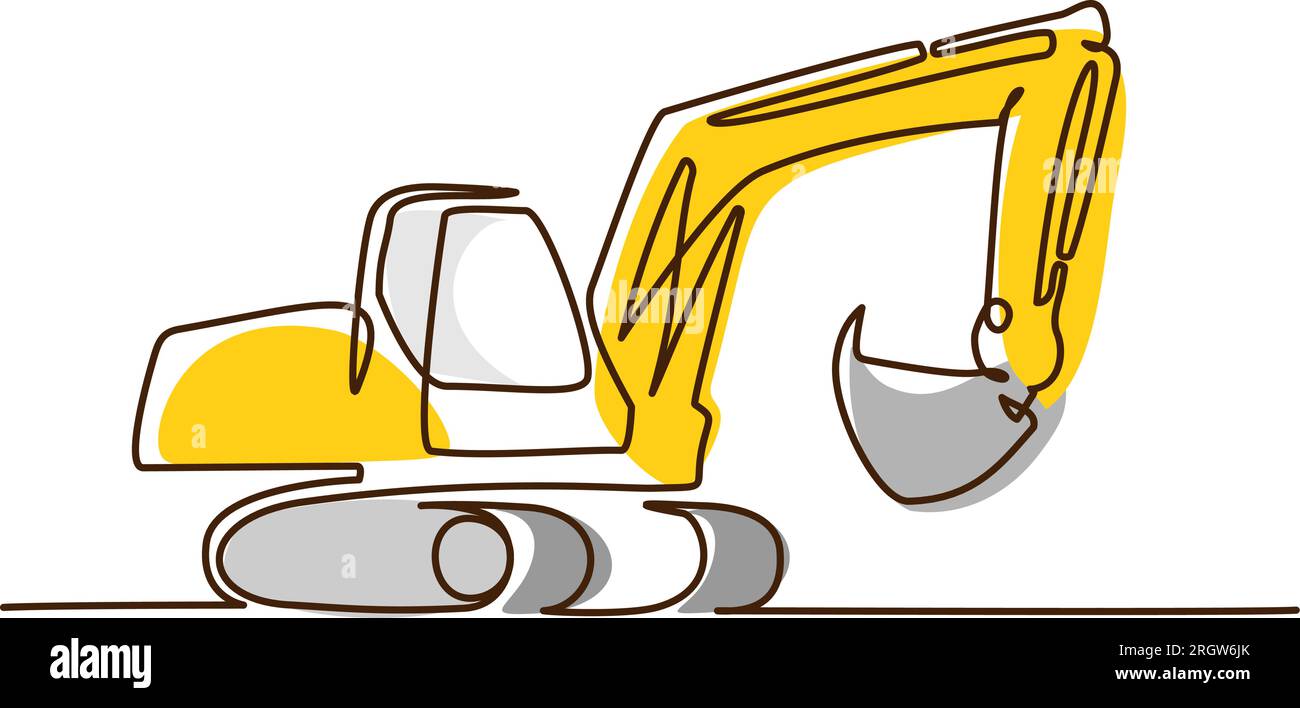 Hand excavator vector vectors hi-res stock photography and images - Alamy