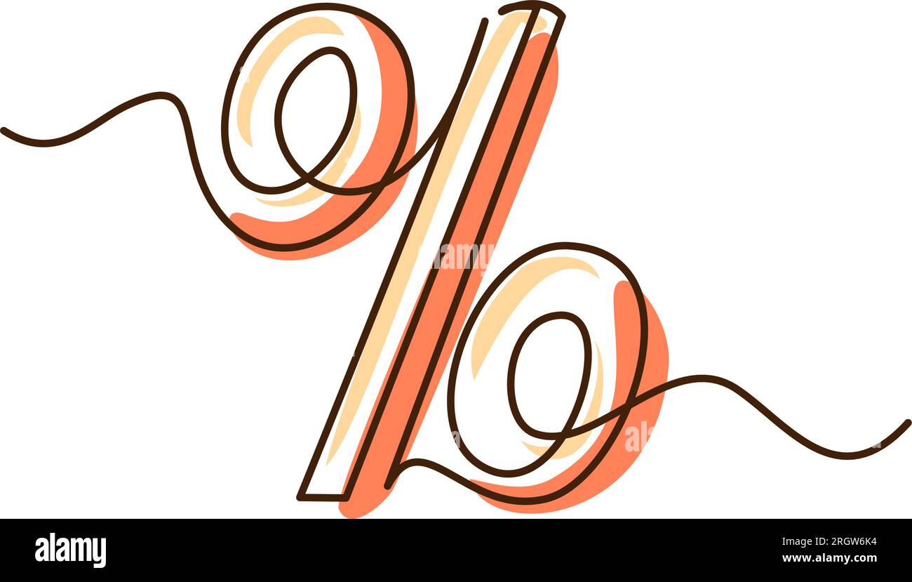 One percent illustration Stock Vector Images - Alamy