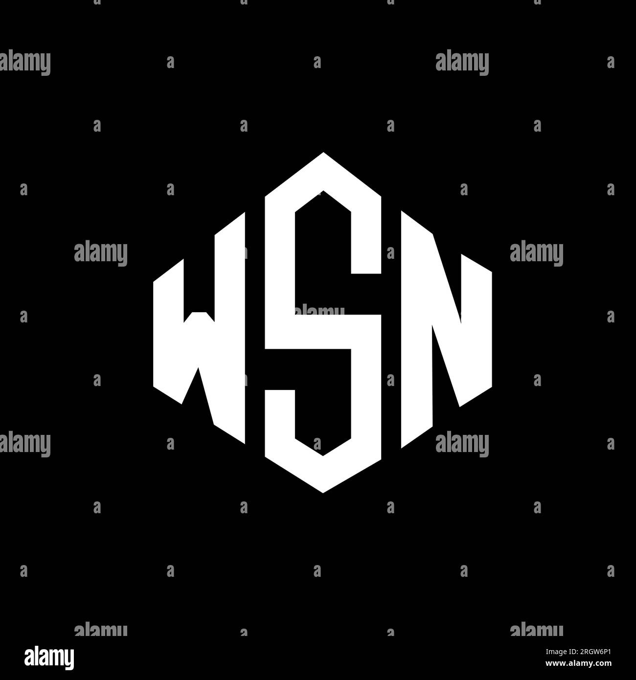 Wsn letter Stock Vector Images - Alamy