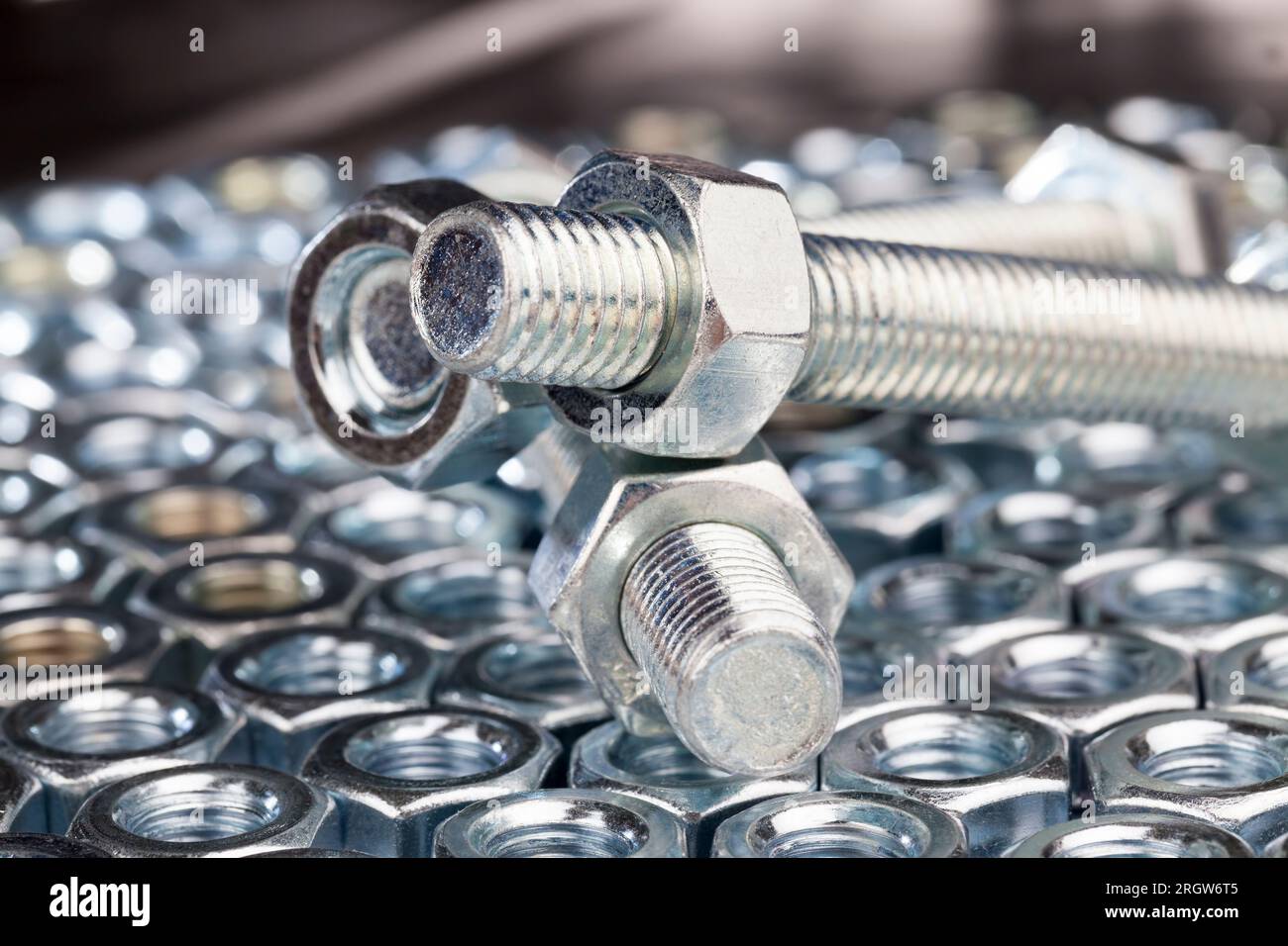 Steel nuts in installation hi-res stock photography and images - Alamy
