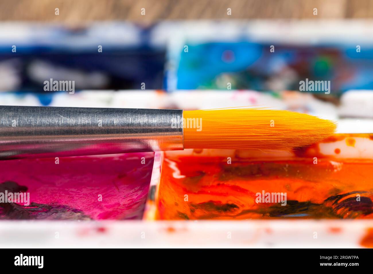 art brushes and paints for painting pictures, oil and other paints with ...