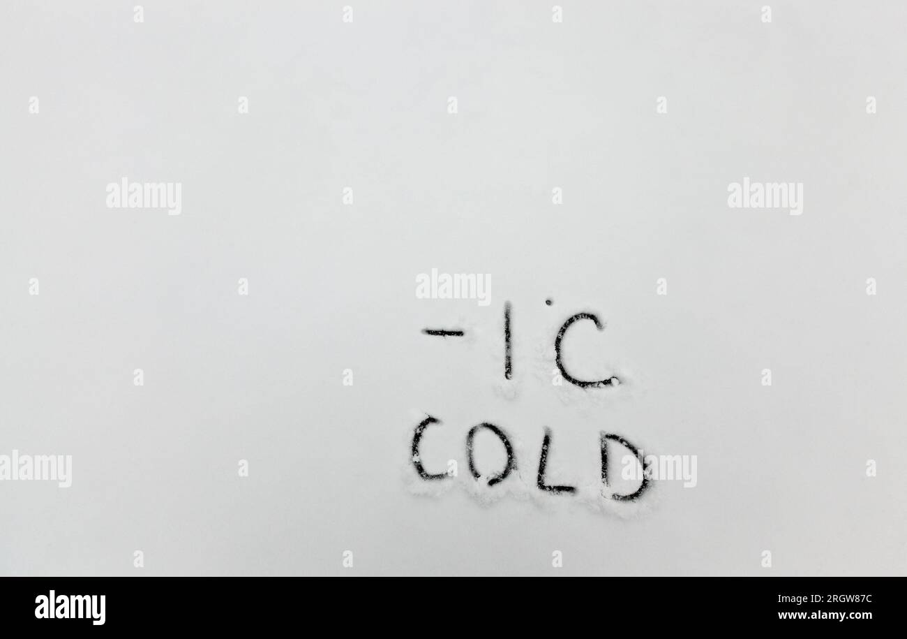 Negative celsius hi-res stock photography and images - Alamy