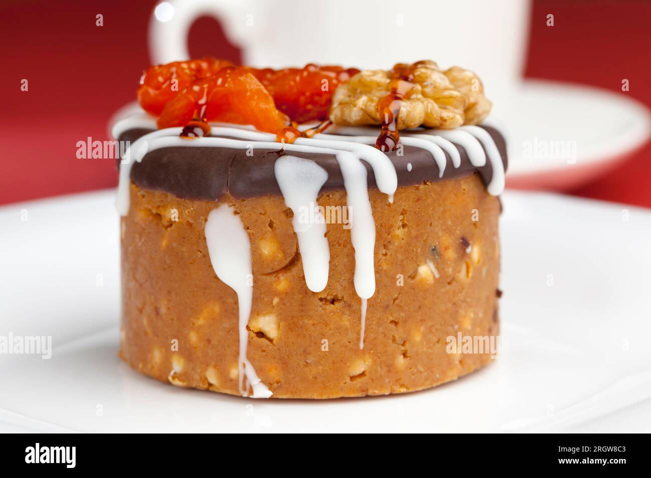 sweet cake made of peanuts, sugar and dairy products, made in the shape ...