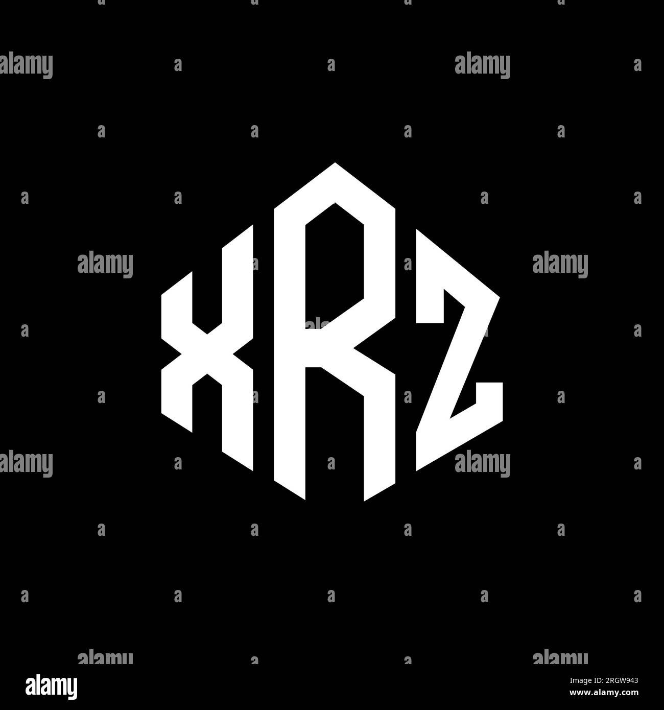 Xrz logo design hi-res stock photography and images - Alamy