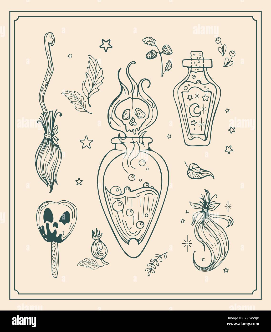 Tufts of hair Stock Vector Images - Alamy