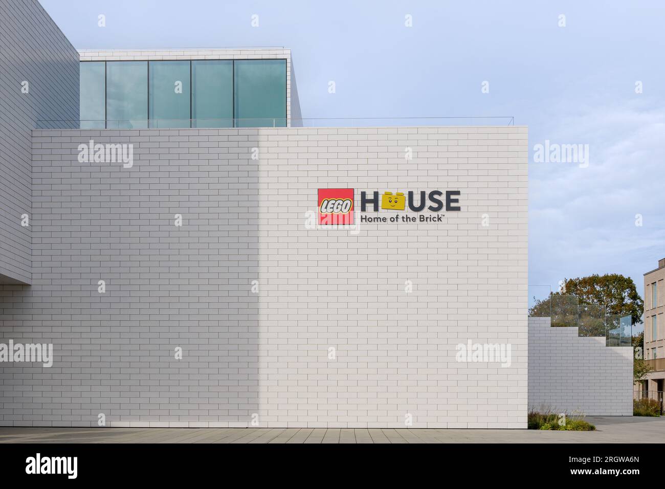 Billund, Denmark - 06 OCTOBER 2022: Outdoor exterior view at the ...