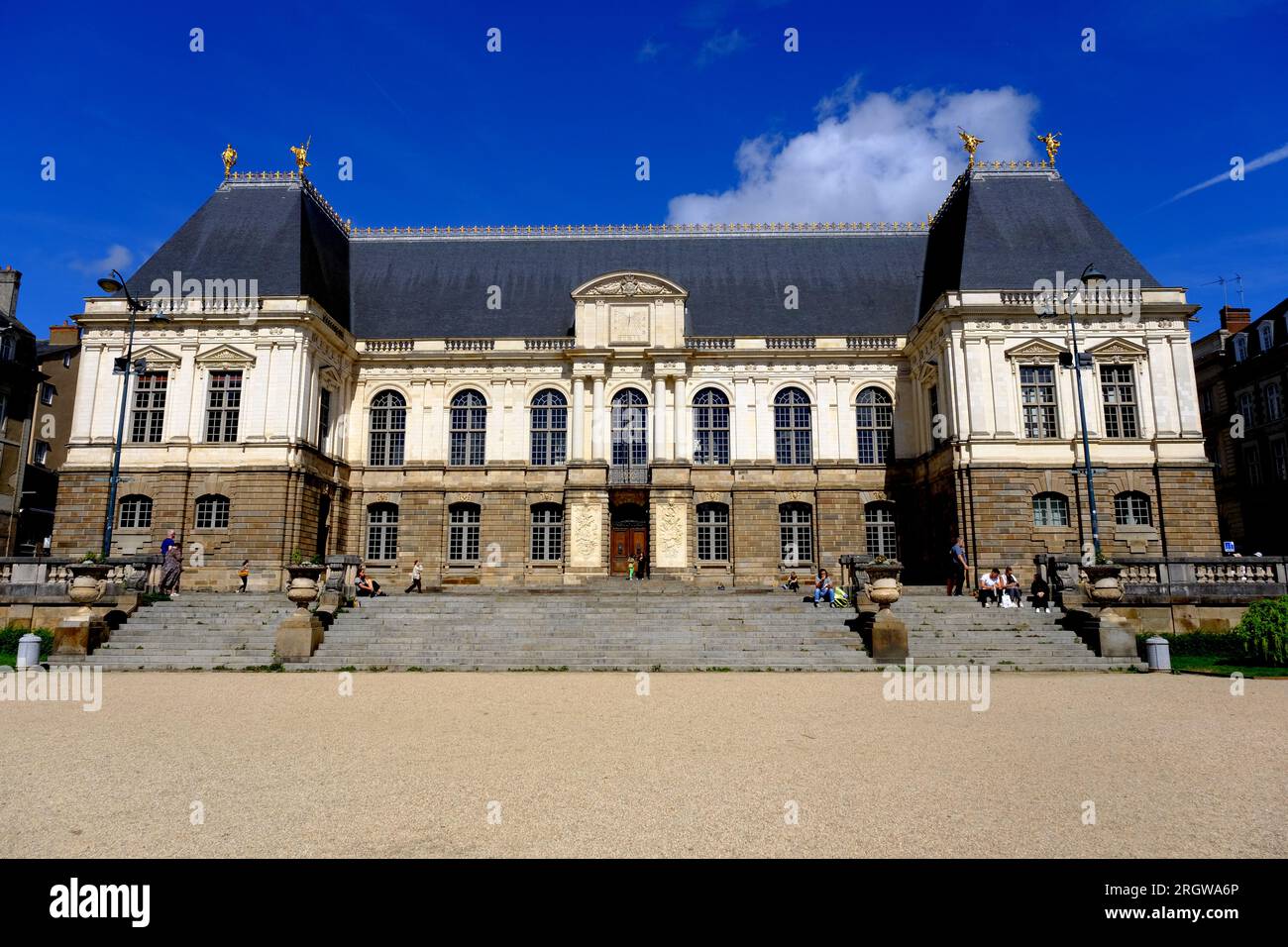 Parlement de bretagne rennes france parliament brittany facade exterior ...