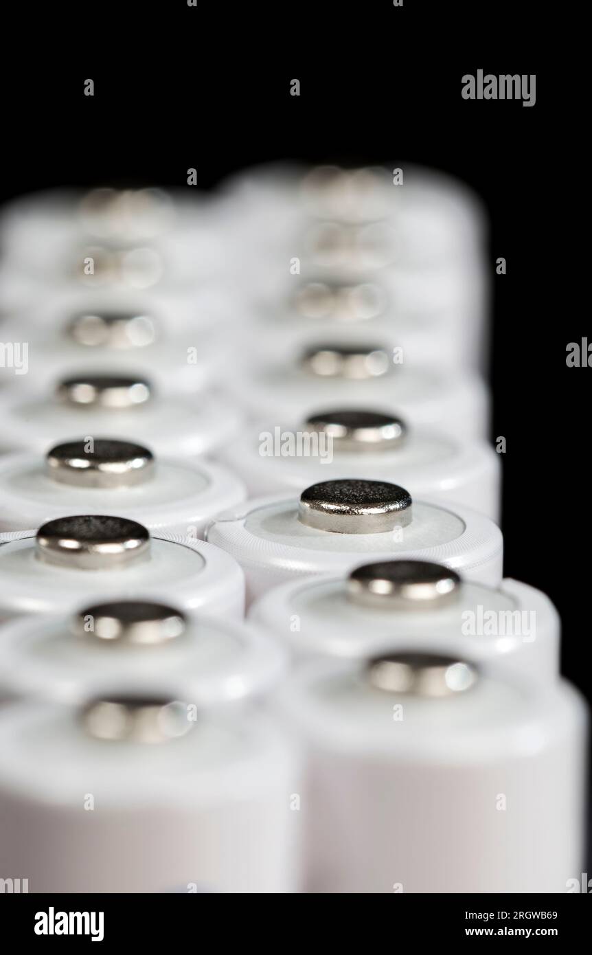reusable cells white colored power supplies, efficient batteries that can be repeatedly charged ...