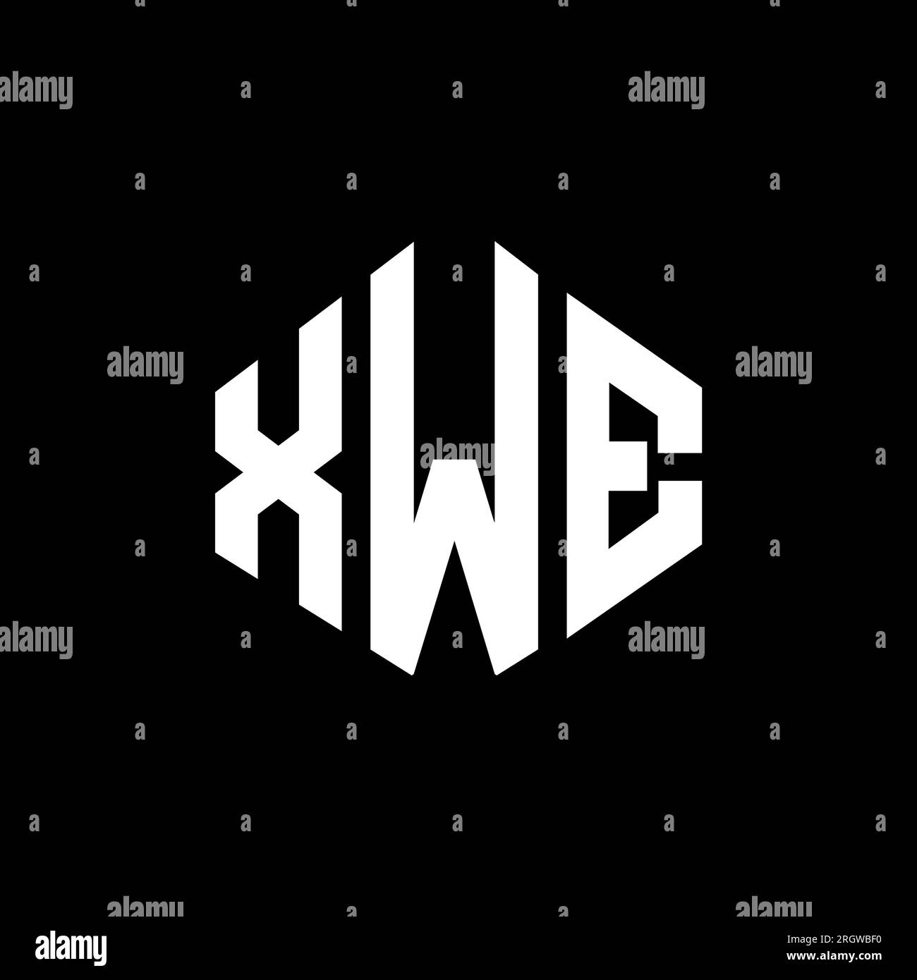 Xwe logo design hi-res stock photography and images - Alamy