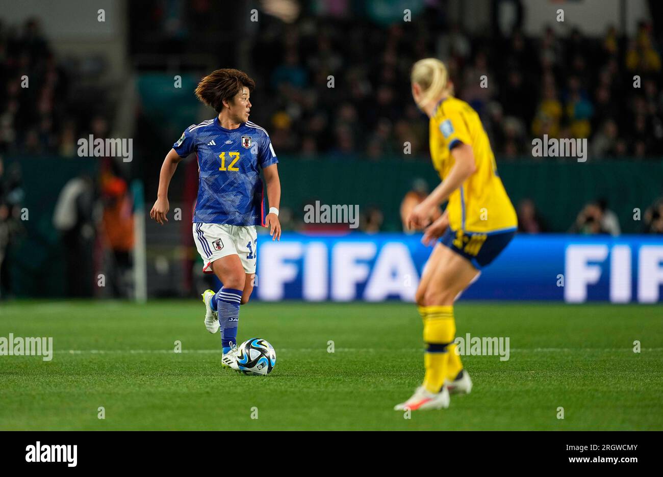 August 11 2023: Hana Takahashi (Japan) controls the ball during a game ...