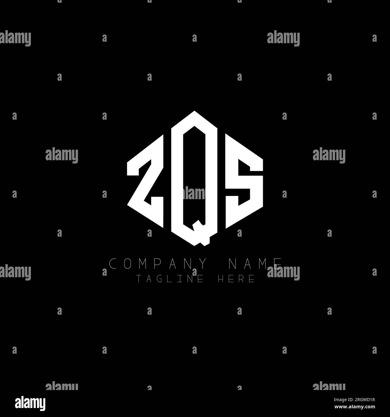 Zqs logo design hi-res stock photography and images - Alamy