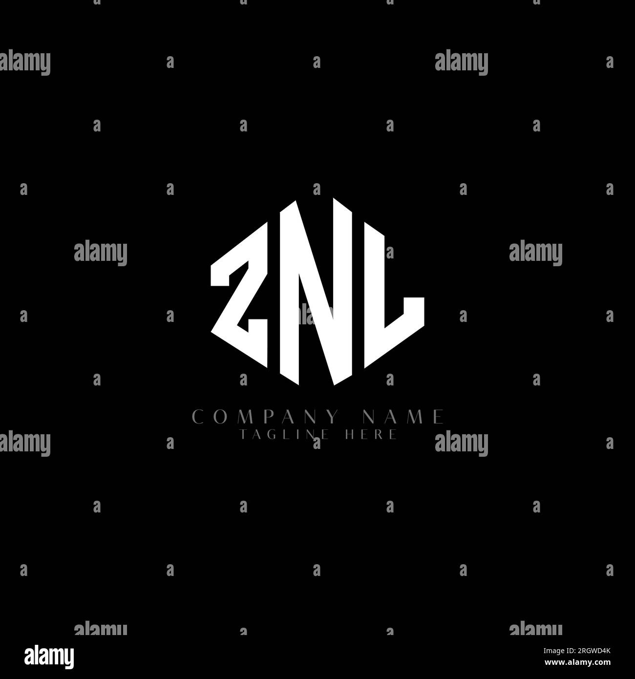Znl logo design hi-res stock photography and images - Alamy