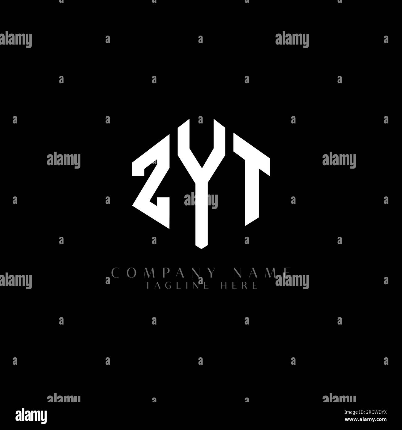 Zyt logo design Black and White Stock Photos & Images - Alamy