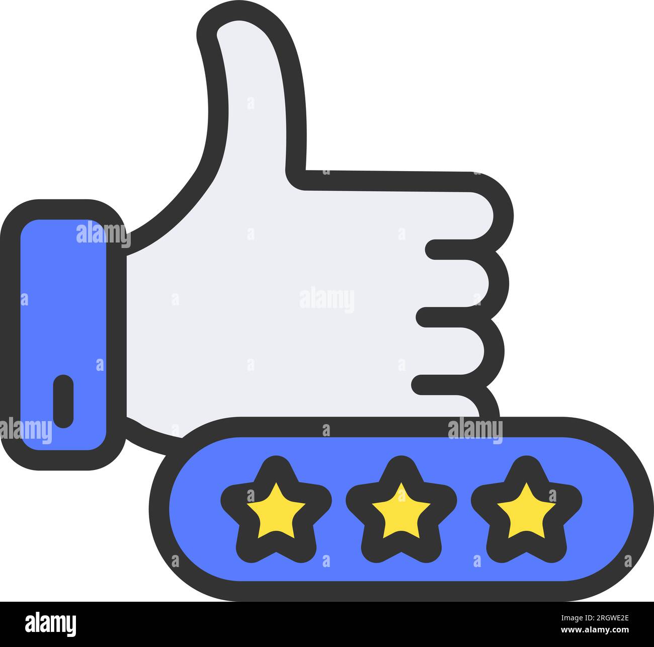 Positive Review Icon image. Suitable for mobile application Stock ...
