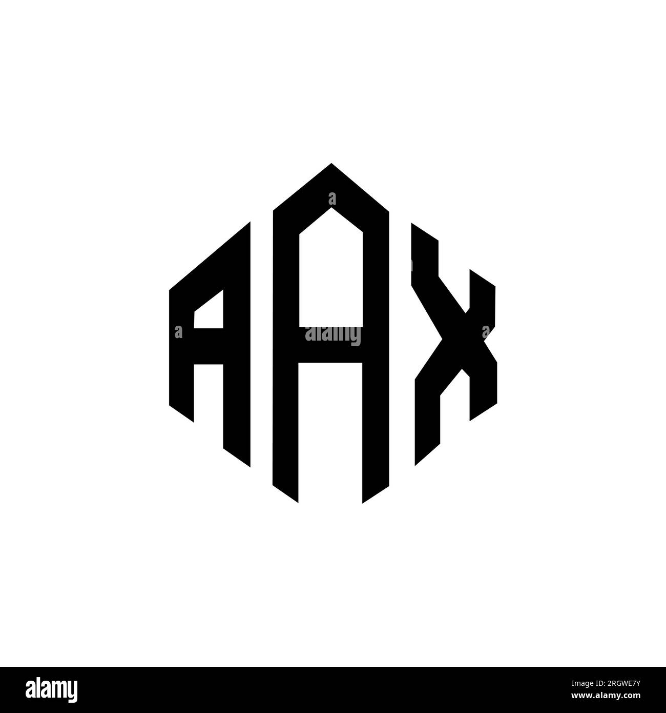 Hexagon logo vector vectors hi-res stock photography and images - Alamy