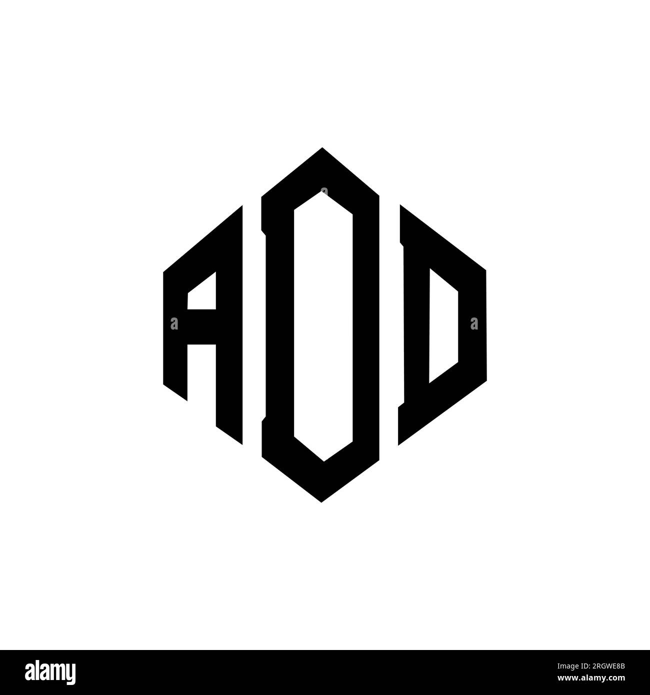 ADD letter logo design with polygon shape. ADD polygon and cube shape ...