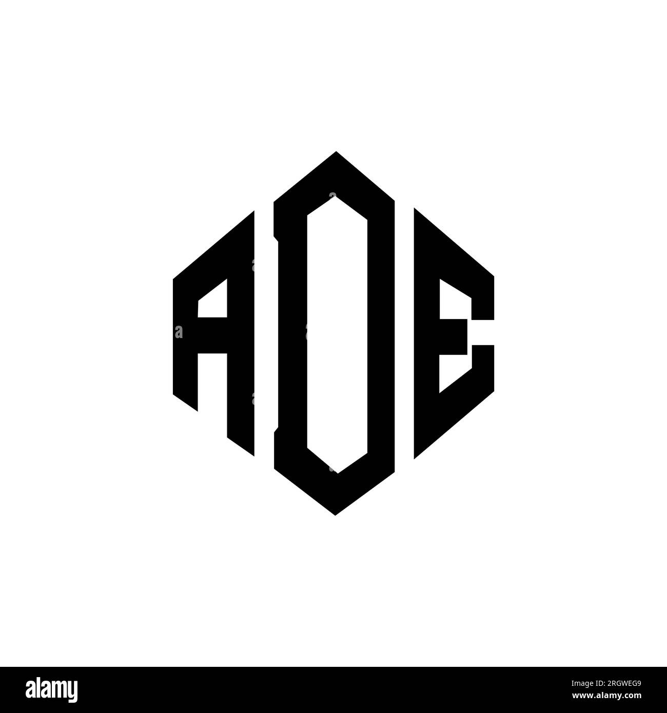 ACE letter logo design with polygon shape. ACE polygon and cube shape ...