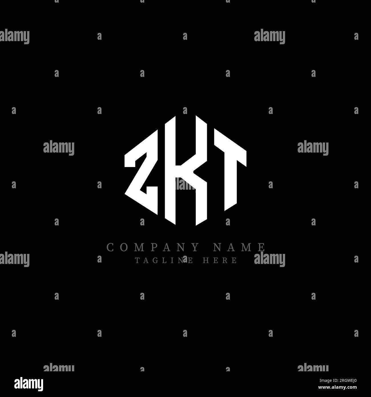 Zkt logo design hi-res stock photography and images - Alamy