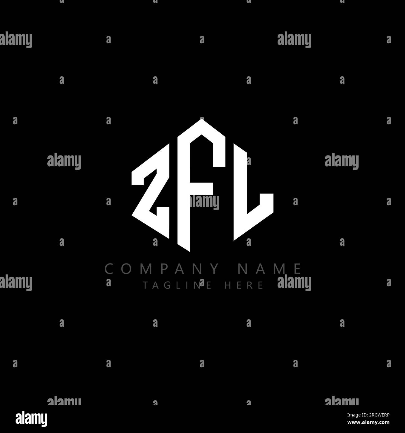 Zfl logo design hi-res stock photography and images - Alamy
