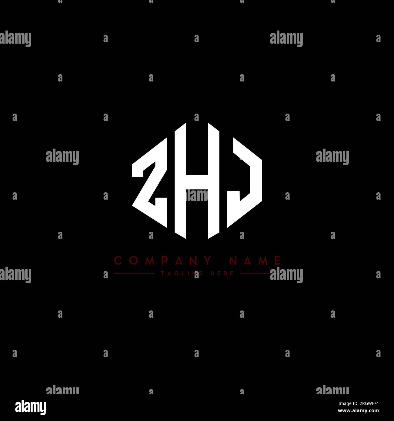 Zhj font Stock Vector Images - Alamy