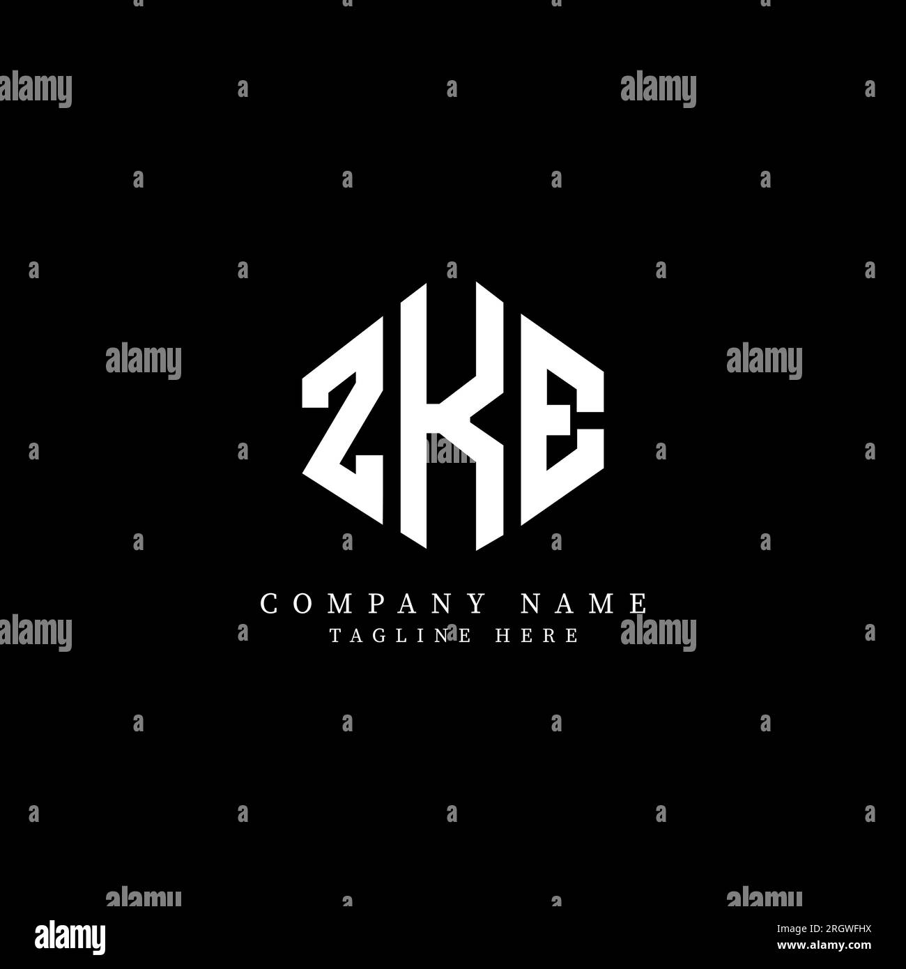 Zke logo design hi-res stock photography and images - Alamy