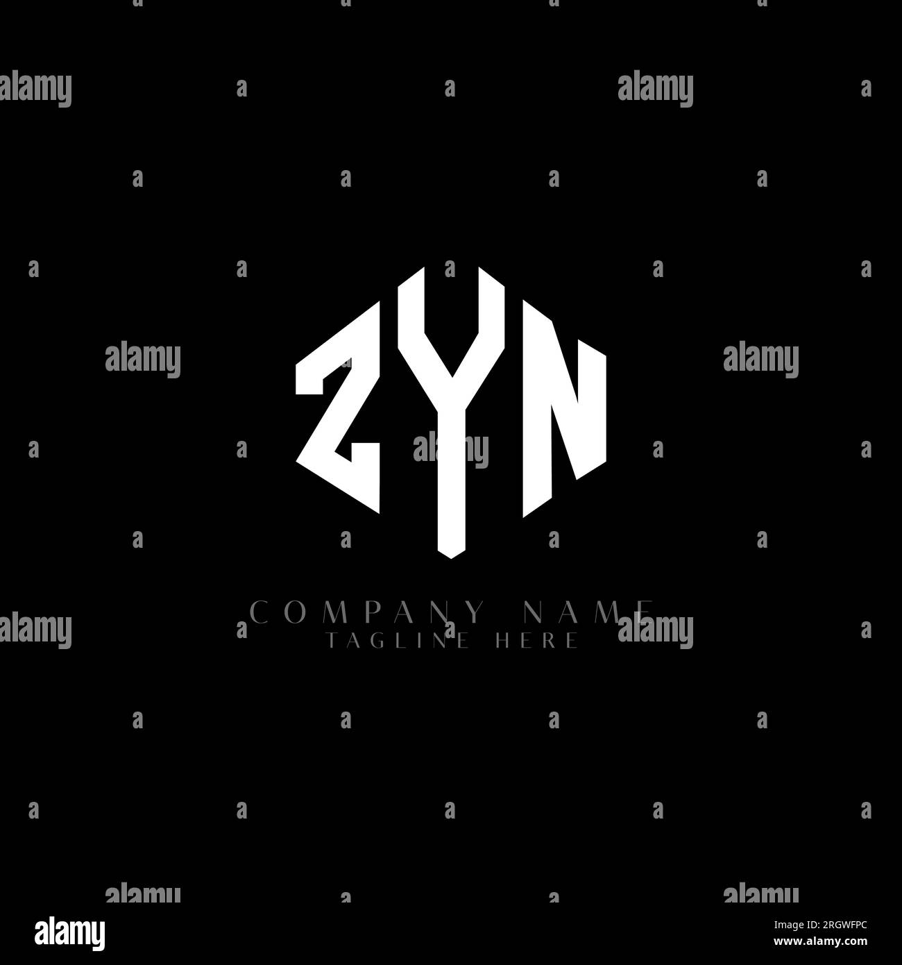 Zyn logo design Black and White Stock Photos & Images - Alamy