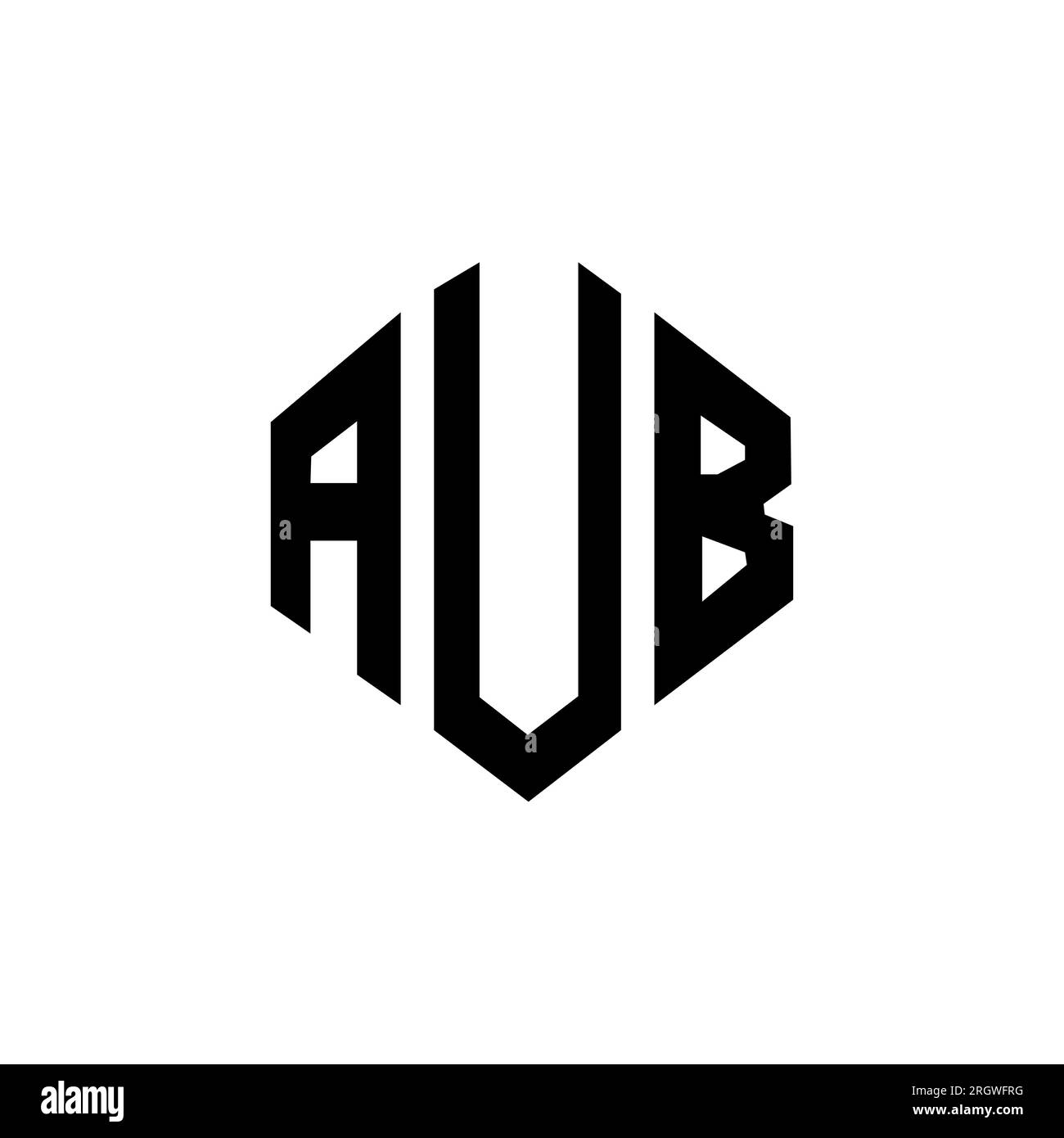 Aub logo design Black and White Stock Photos & Images - Alamy