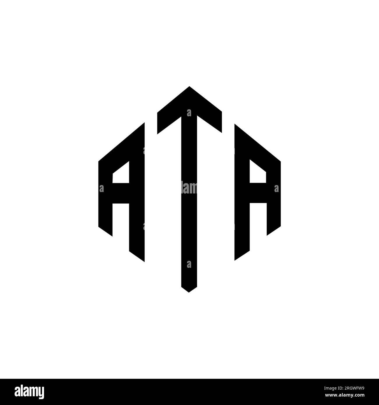 Letter ata logo Black and White Stock Photos & Images - Alamy