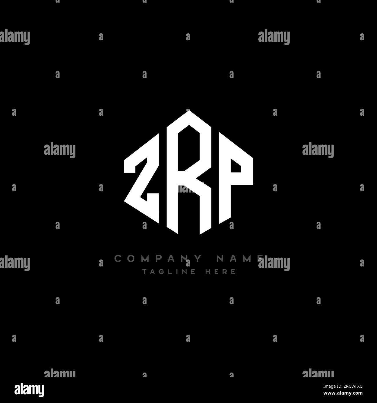 Zrp logo design hi-res stock photography and images - Alamy