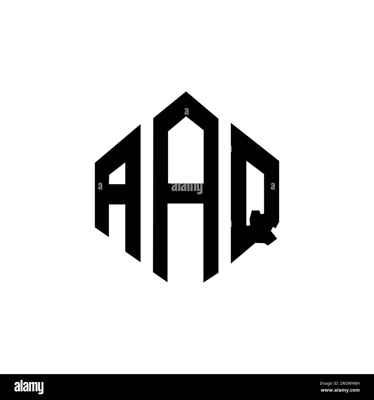 AAQ letter logo design with polygon shape. AAQ polygon and cube shape ...