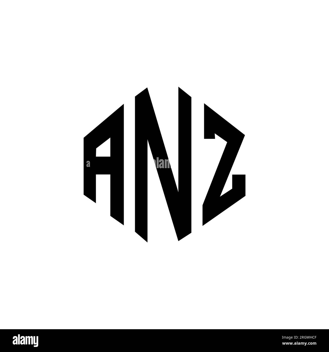 ANN letter logo design with polygon shape. ANN polygon and cube shape ...