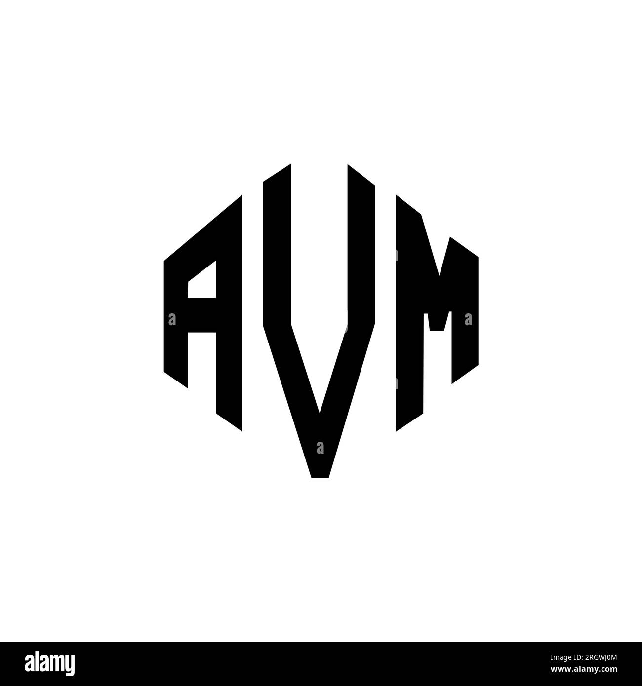 Avm logo design Black and White Stock Photos & Images - Alamy