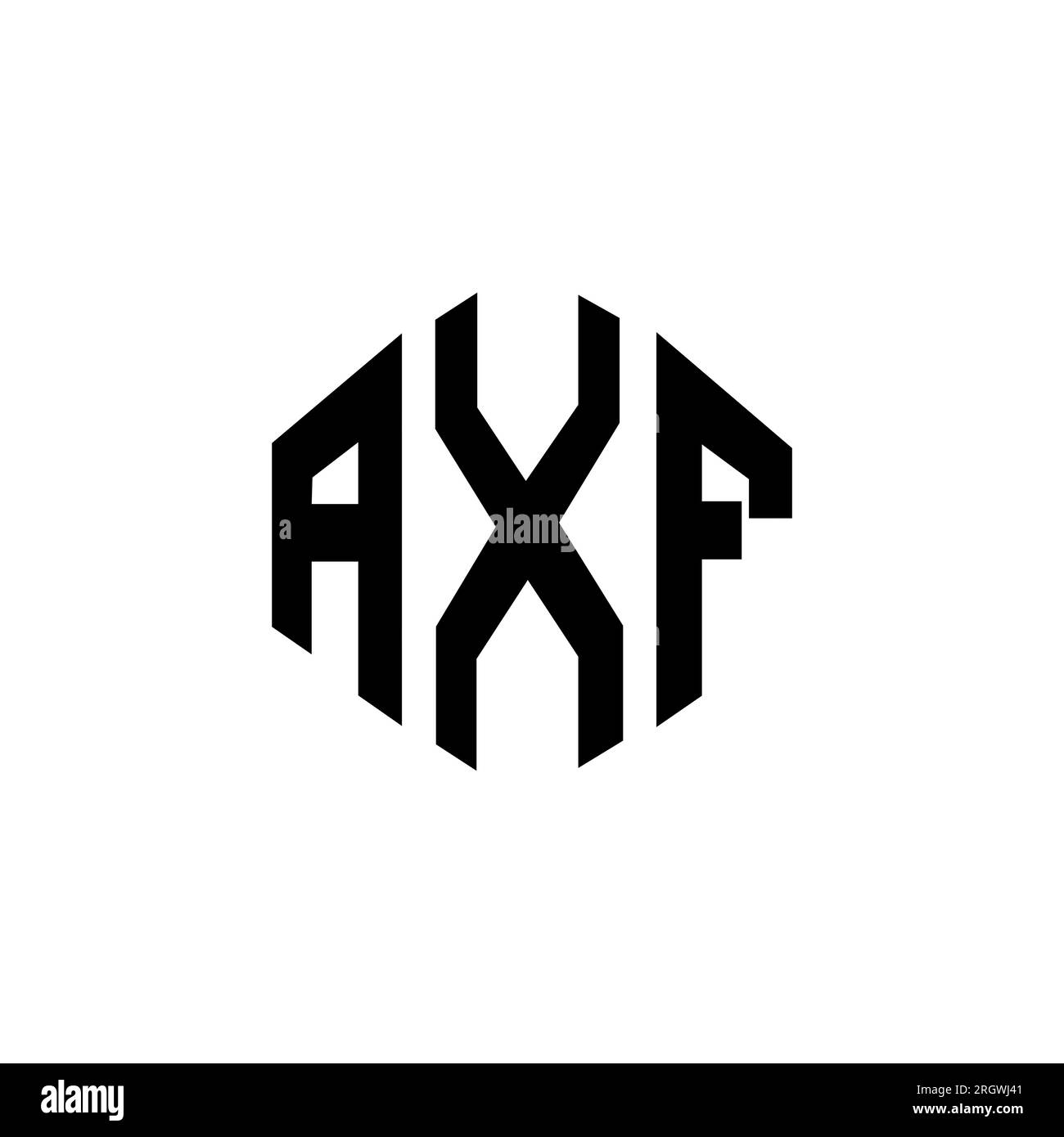 Axf logo design Stock Vector Images - Alamy