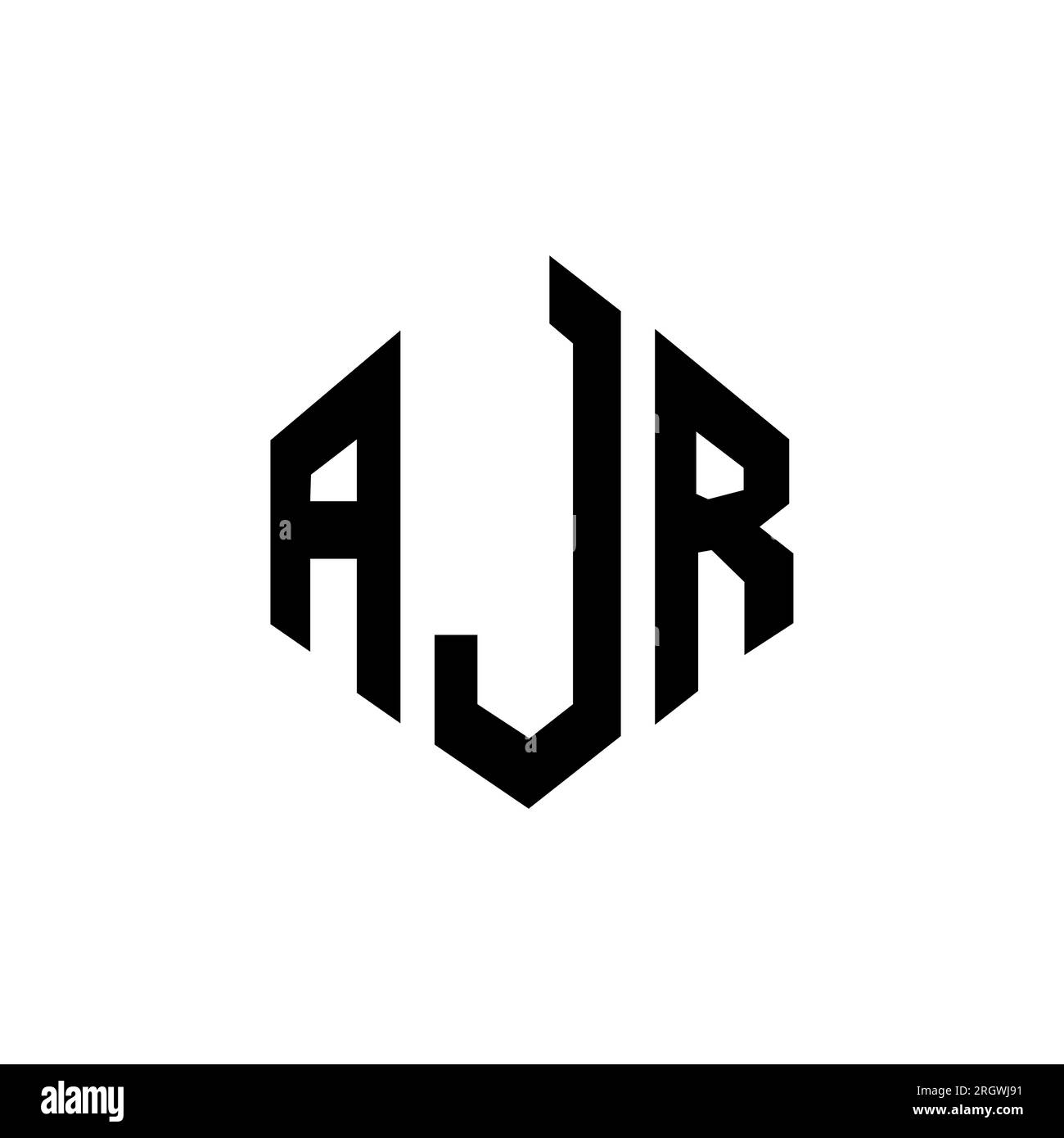 Ajr Letter Logo Design With Polygon Shape Ajr Polygon And Cube Shape Logo Design Ajr Hexagon
