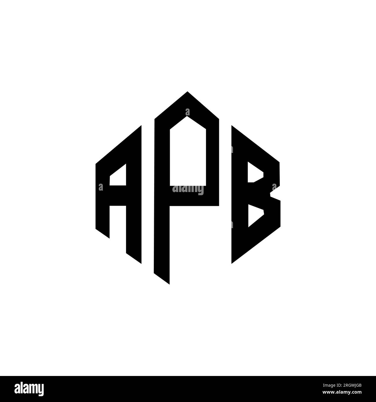 Apb logo design Black and White Stock Photos & Images - Alamy