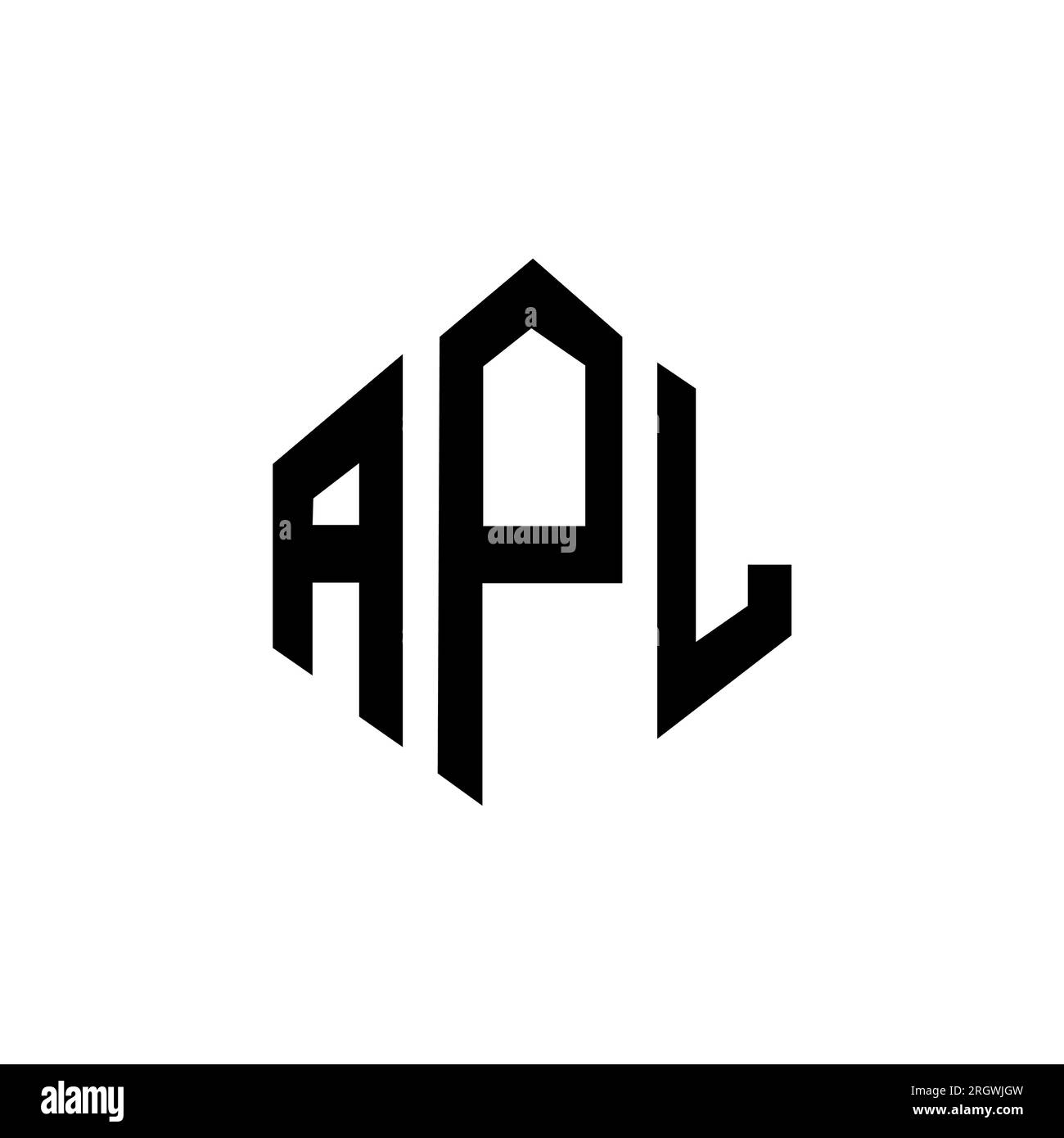 APM letter logo design with polygon shape. APM polygon and cube shape ...