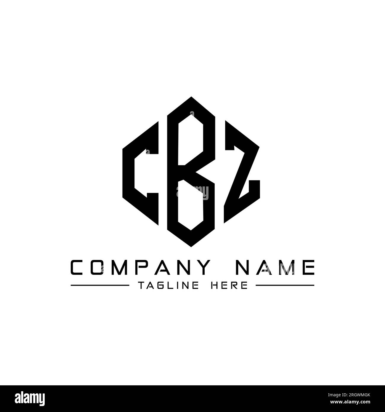 Cbz logo design hi-res stock photography and images - Alamy